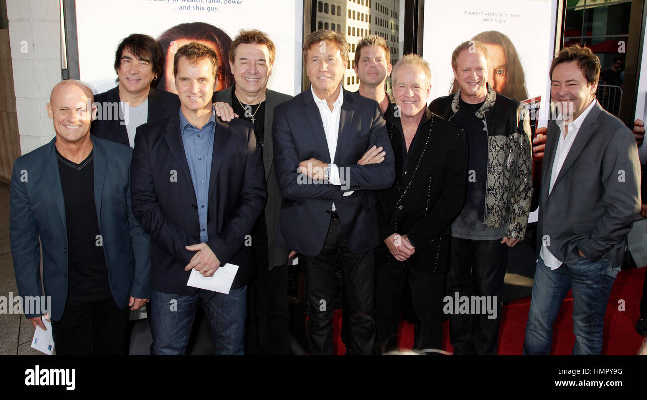 The band, "Chicago" with members Robert Lamm, Lee Loughnane, James Pankow, Walter Parazaider ...