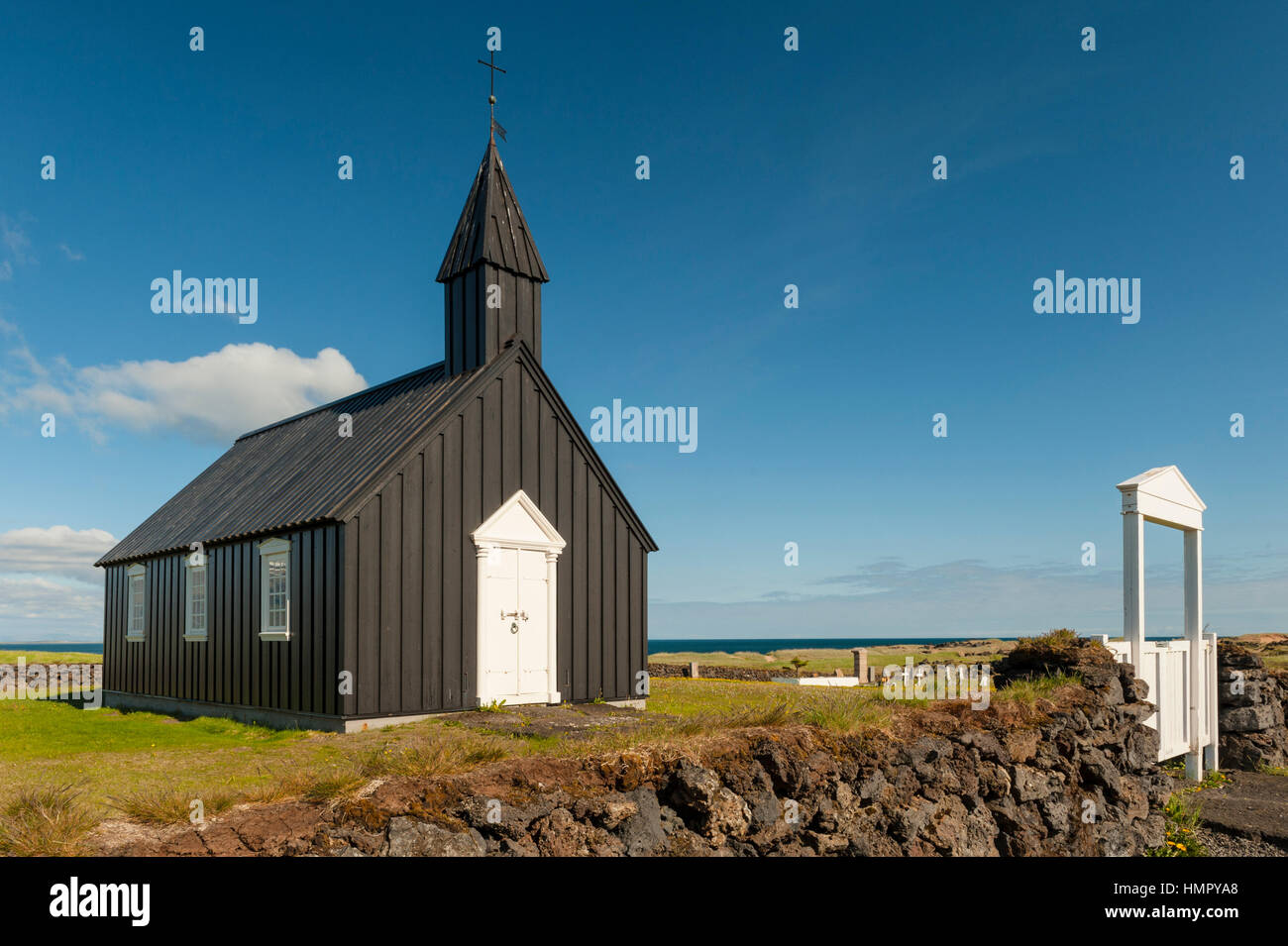 Budir Church at Snaefellsnes Peninsula, Iceland Stock Photo - Alamy