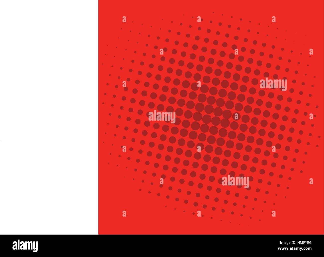 Pop Art Red Dots Comic Background Vector Template Design Stock Vector ...