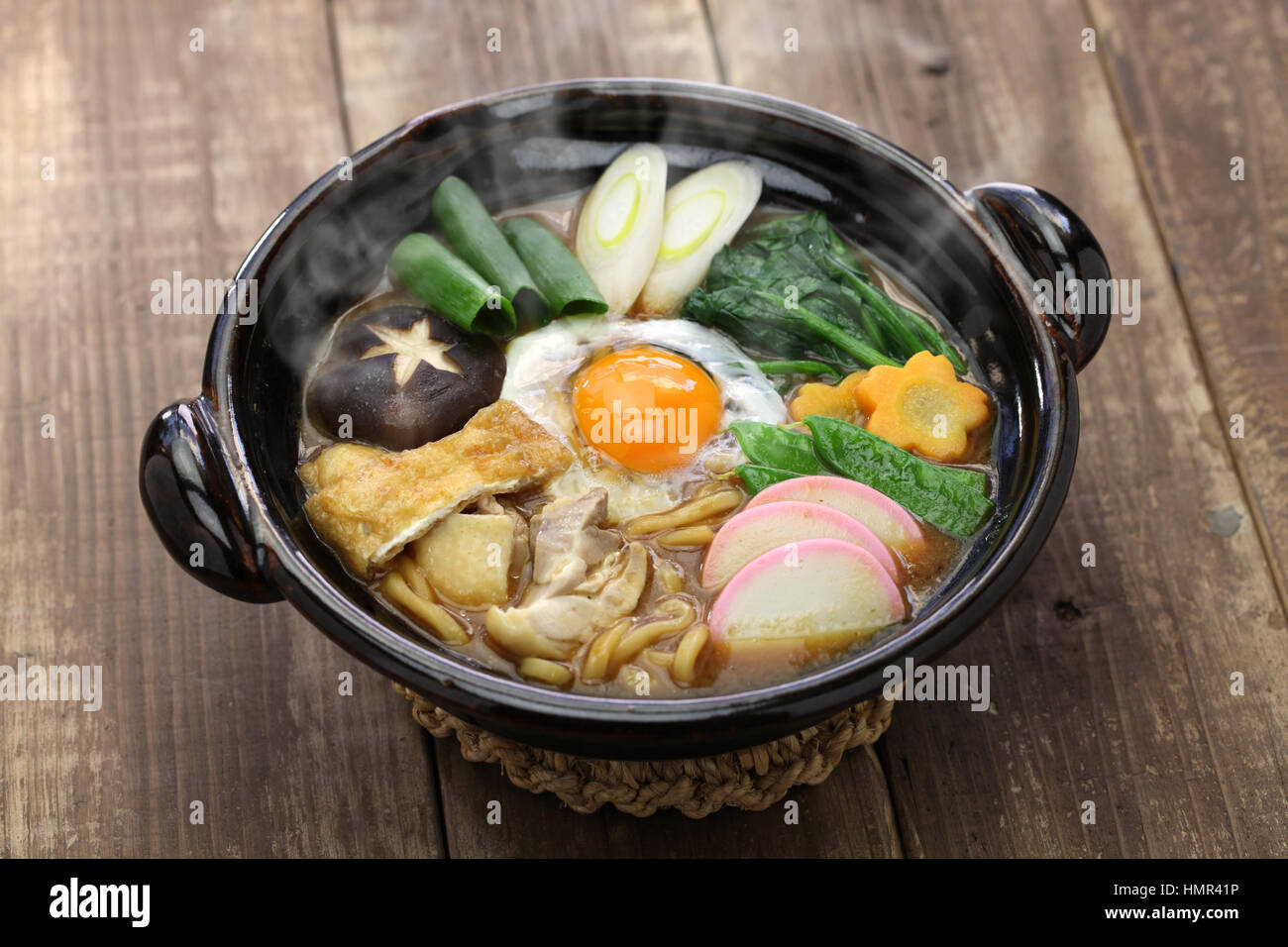 miso nikomi udon noodle soup, japanese food Stock Photo - Alamy