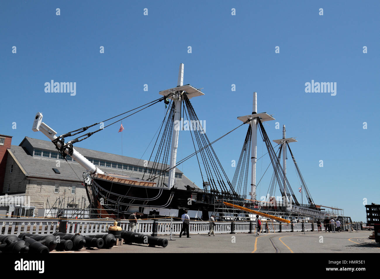 The USS Constitution, Boston National Historical Park, Charlestown Navy ...