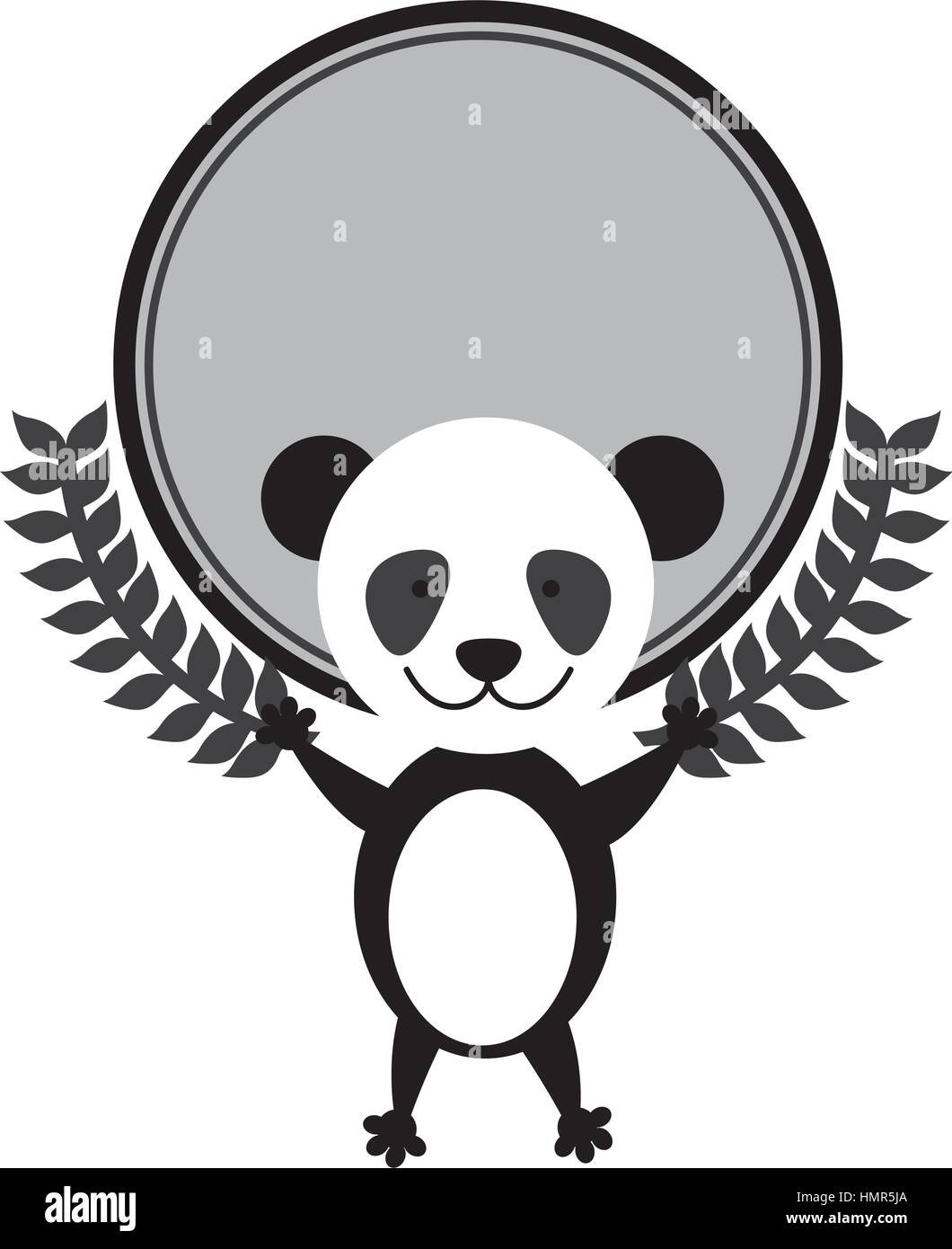 Cute panda cartoon icon vector illustration graphic design Stock Vector ...