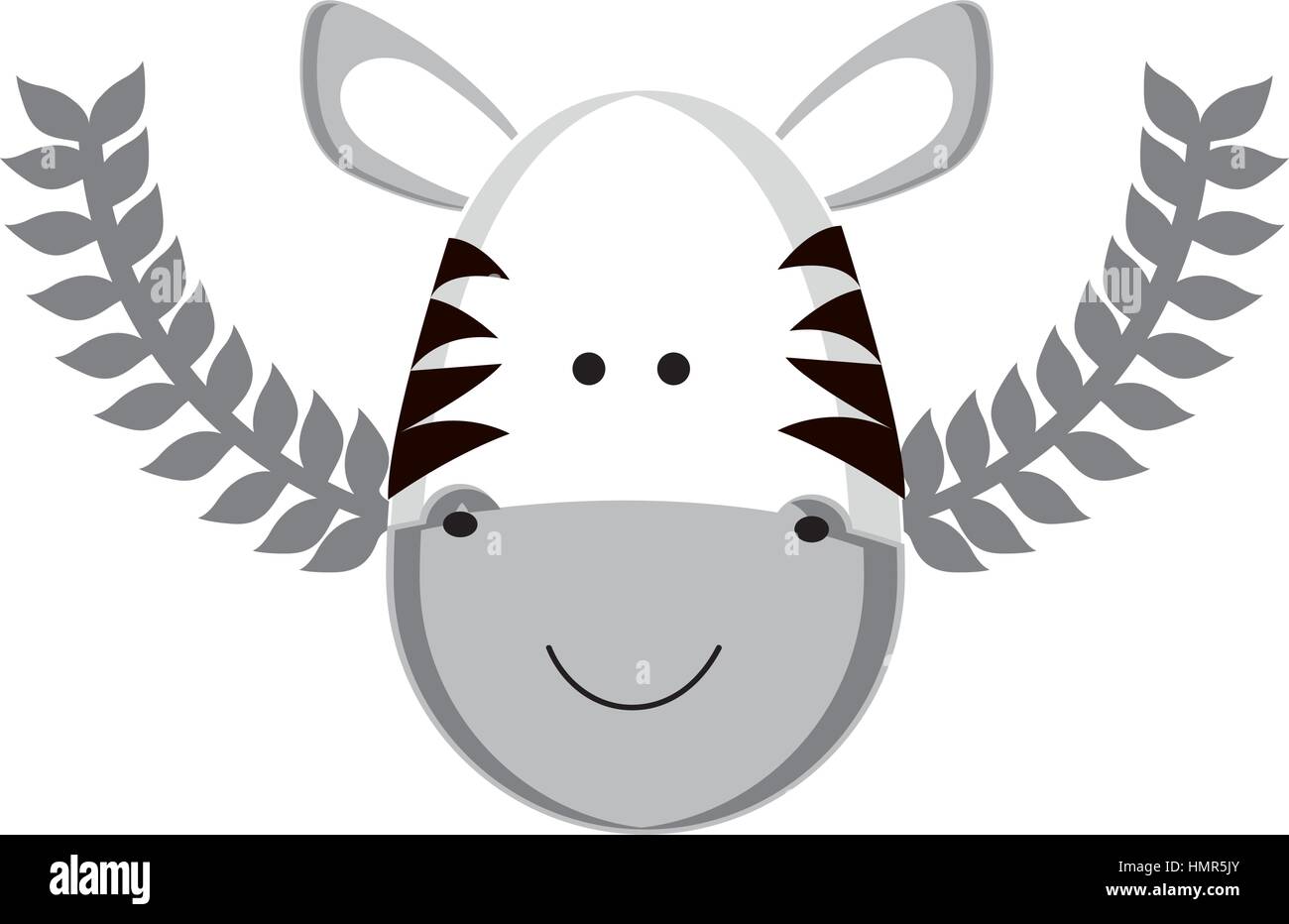 Cute zebra cartoon icon vector illustration graphic design Stock Vector ...