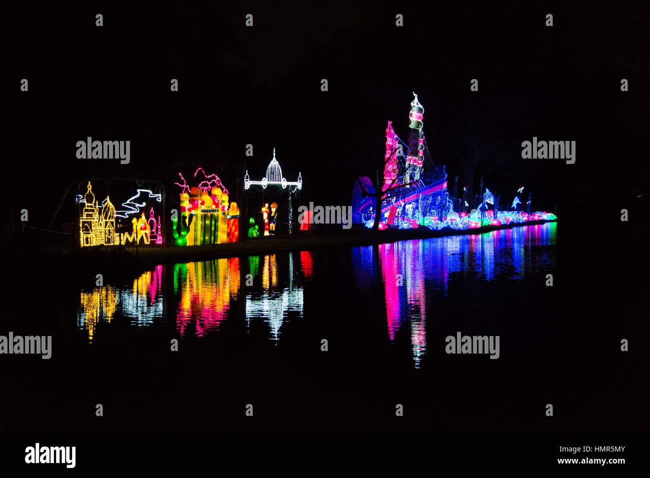 The Magic Lantern Festival, Chiswick House, London, UK Stock Photo - Alamy