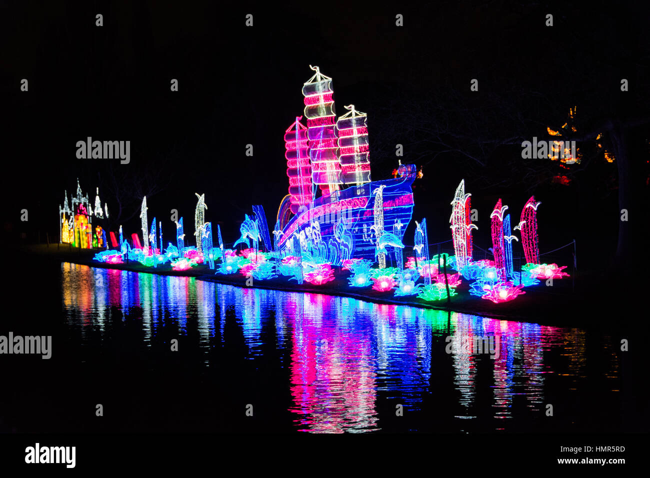 The Magic Lantern Festival, Chiswick House, London, UK Stock Photo - Alamy