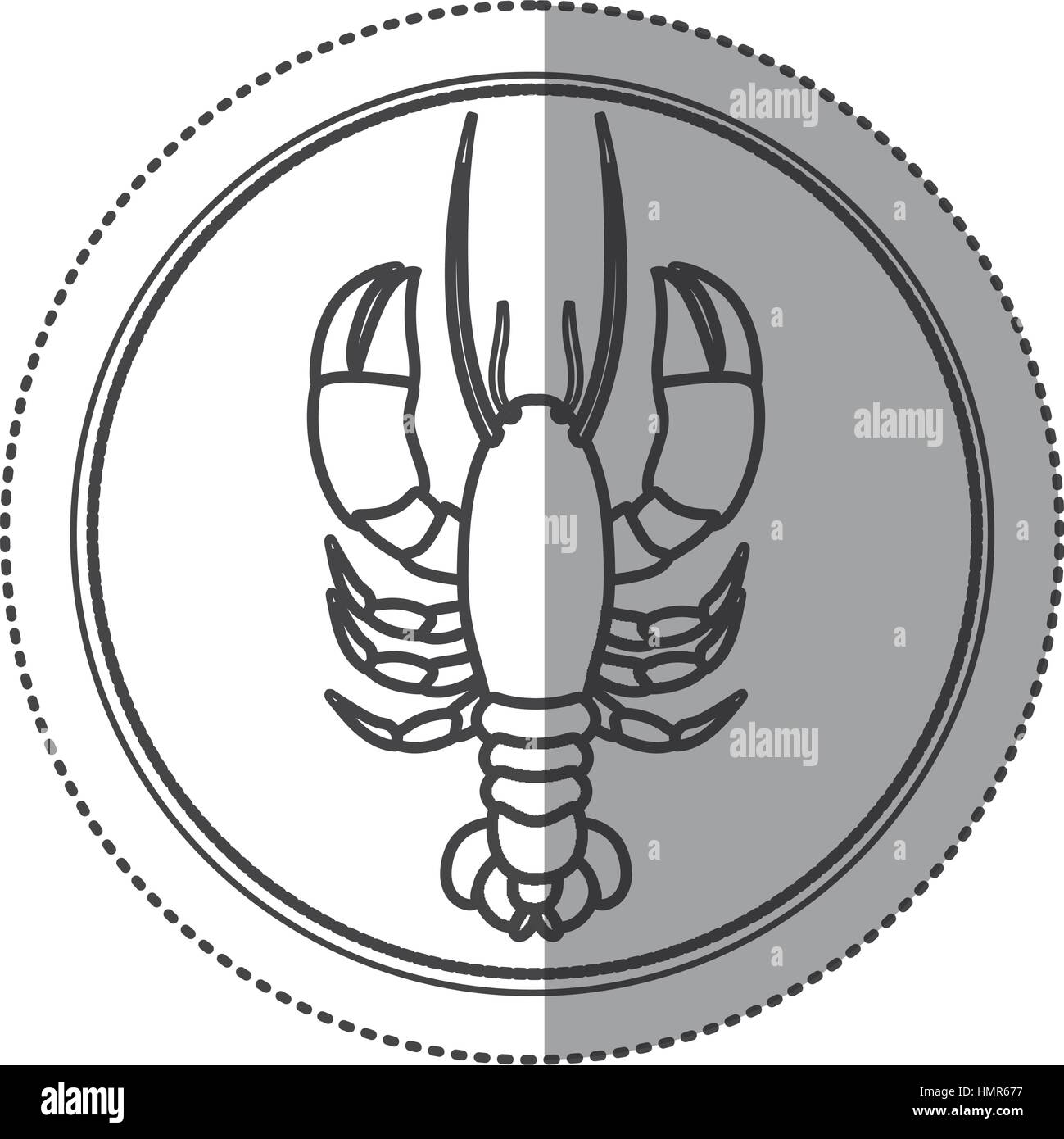 Seafood round stamp Stock Vector Image & Art - Alamy