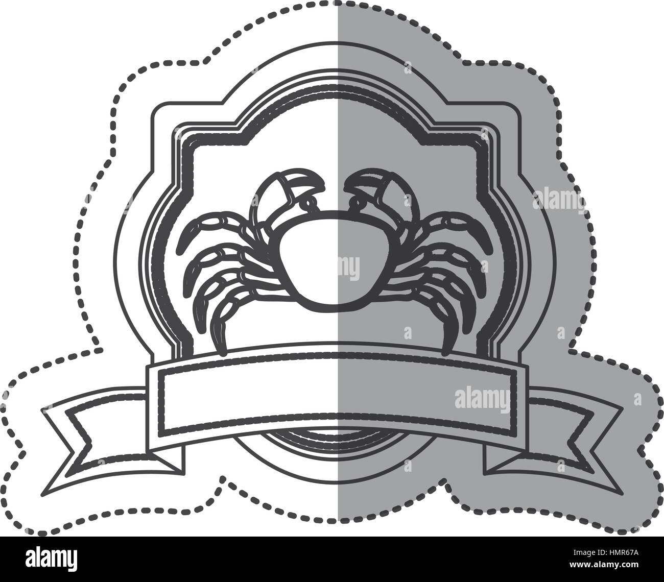 Seafood round stamp Stock Vector Image & Art - Alamy