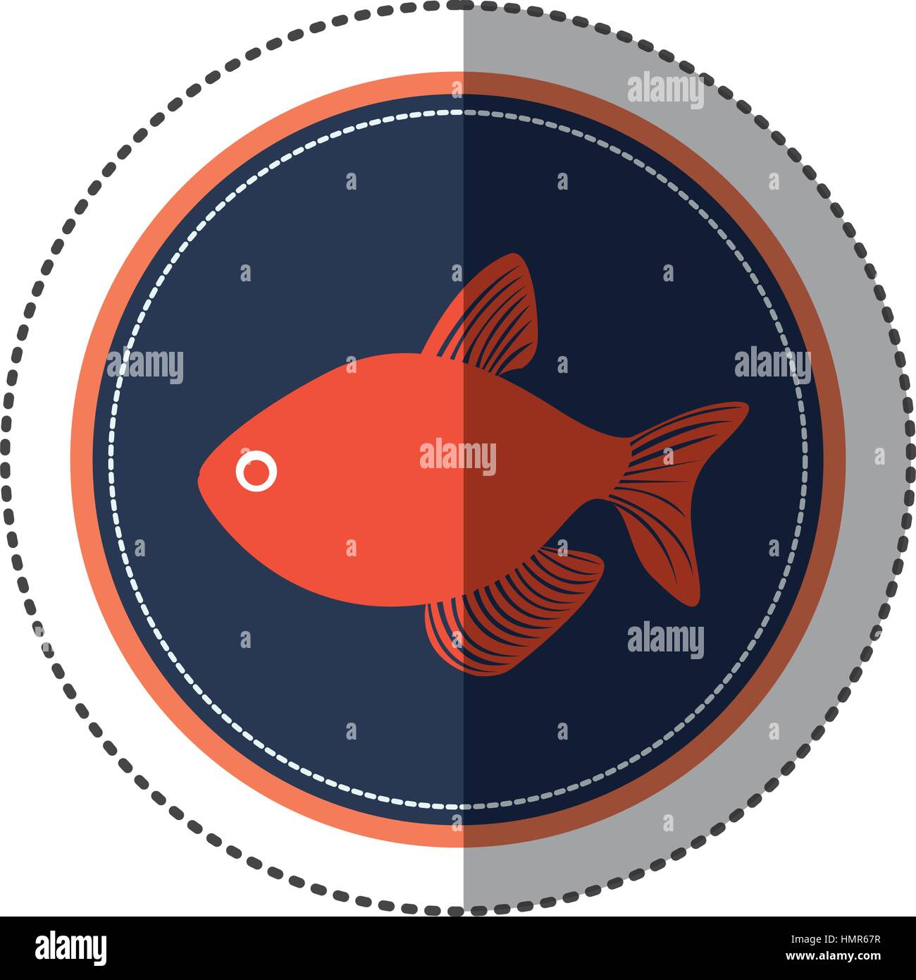 Seafood round stamp Stock Vector Image & Art - Alamy