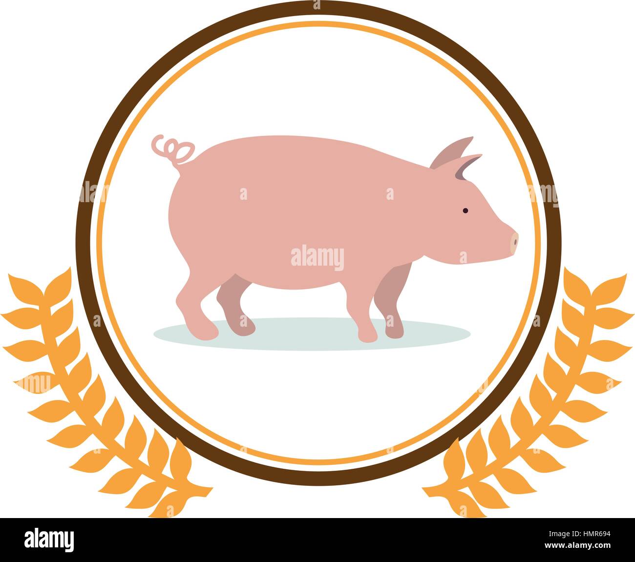 Pork meal symbol Stock Vector Image & Art - Alamy
