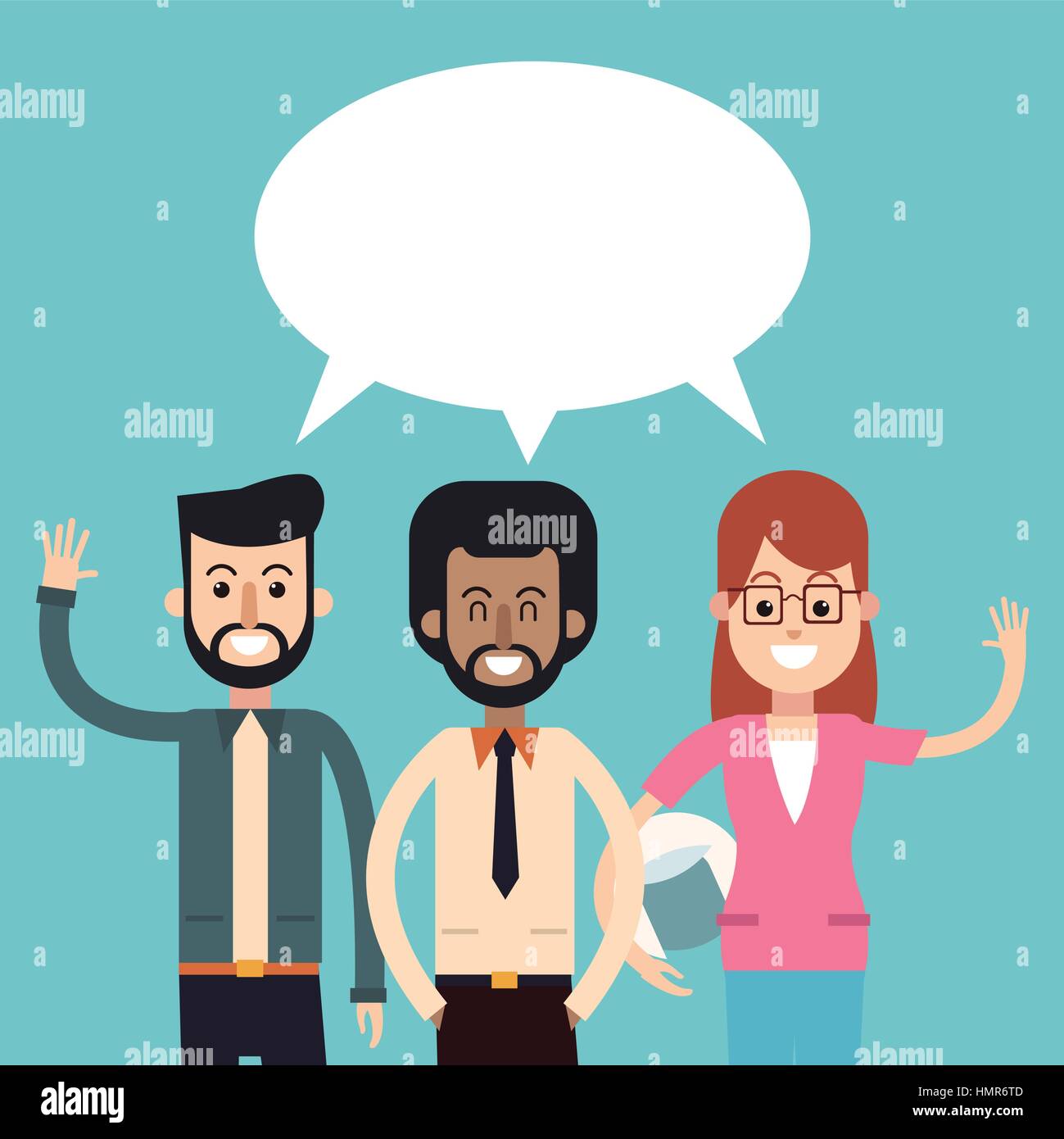 group people talking dialog bubble speech Stock Vector Image & Art - Alamy