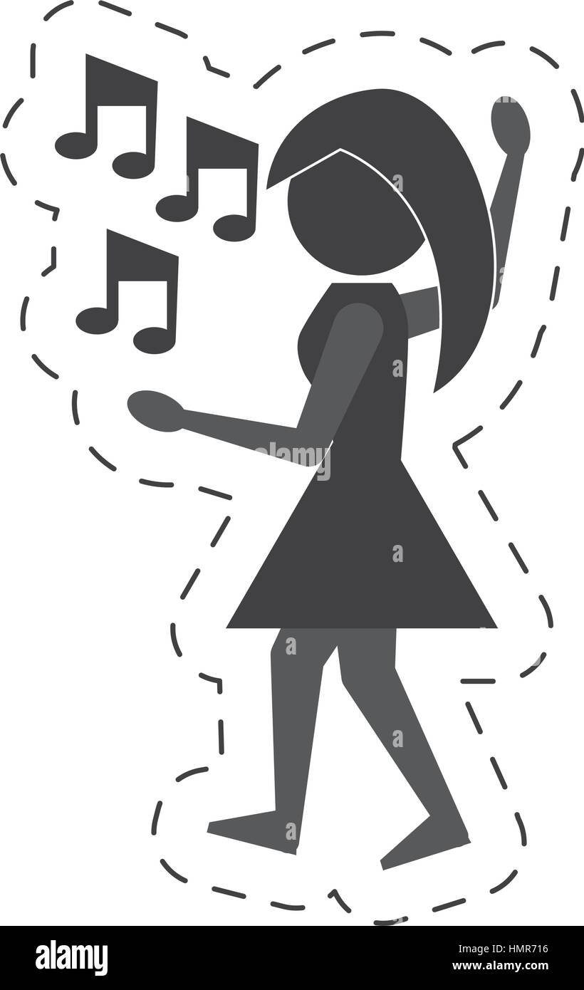 woman dancing icon design Stock Vector Image & Art - Alamy