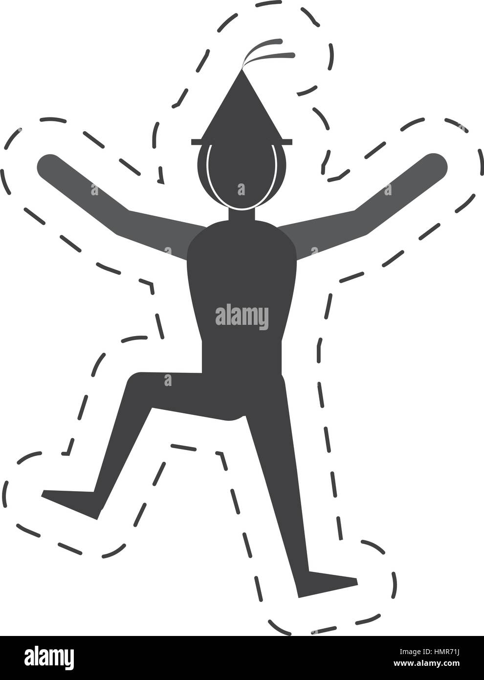 man dancing icon design Stock Vector Image & Art - Alamy