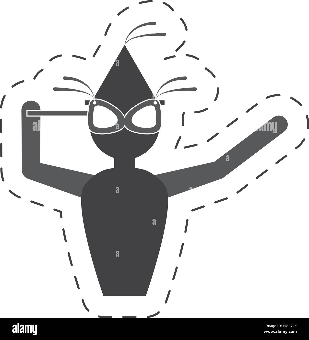 man celebrating icon image Stock Vector Image & Art - Alamy