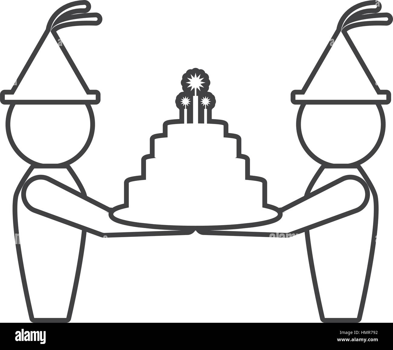 party people cake icon image Stock Vector Image & Art - Alamy