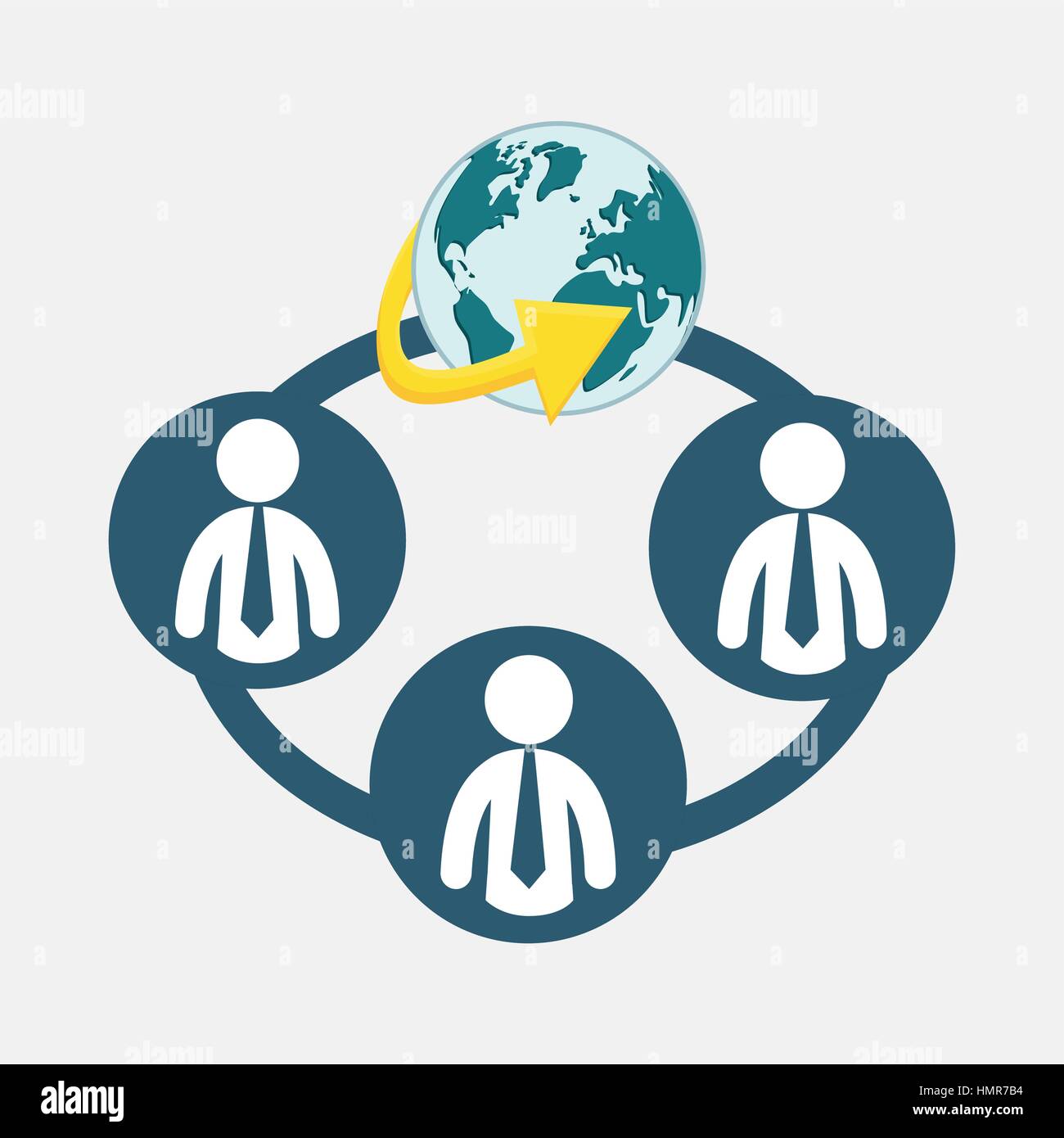 globe connections network image design Stock Vector Image & Art - Alamy