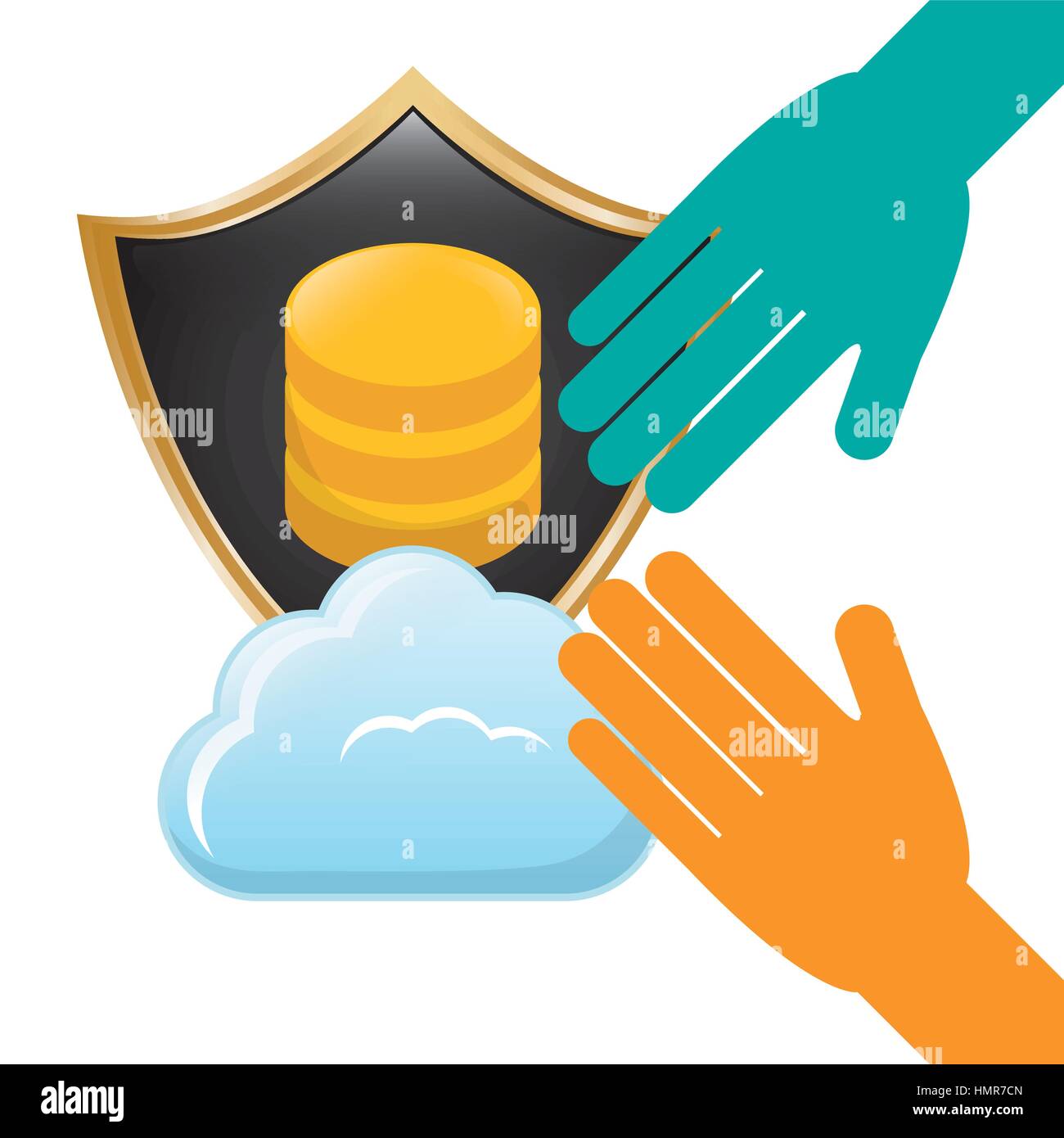 Distributed center Stock Vector Images - Alamy