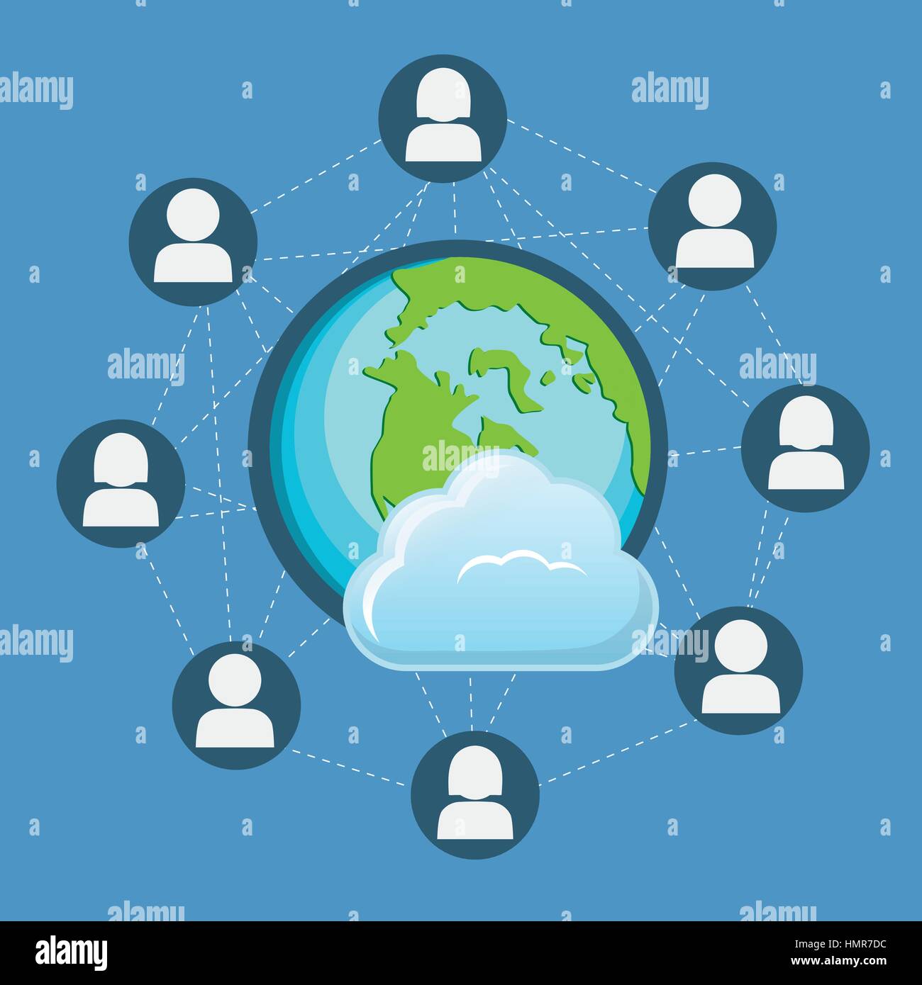 globe connections network image design Stock Vector Image & Art - Alamy