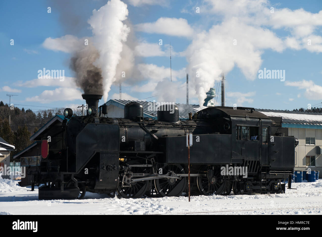SL Fuyu no Shitsugen train in Hokkaido, Japan Stock Photo - Alamy