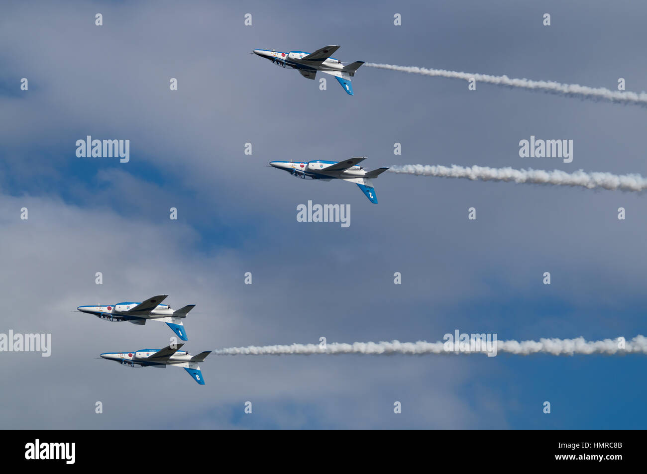 Demonstration Flights of Blue Impulse. Blue Impulse is the aerobatic ...