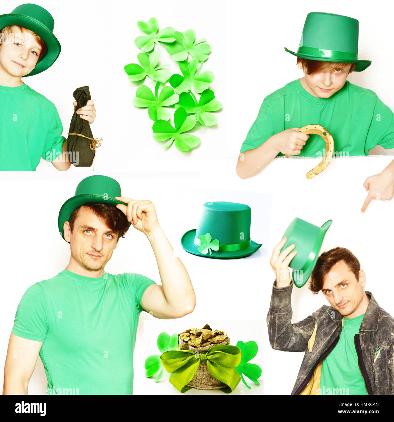 traditional symbols for Patrick's Day Stock Photo - Alamy