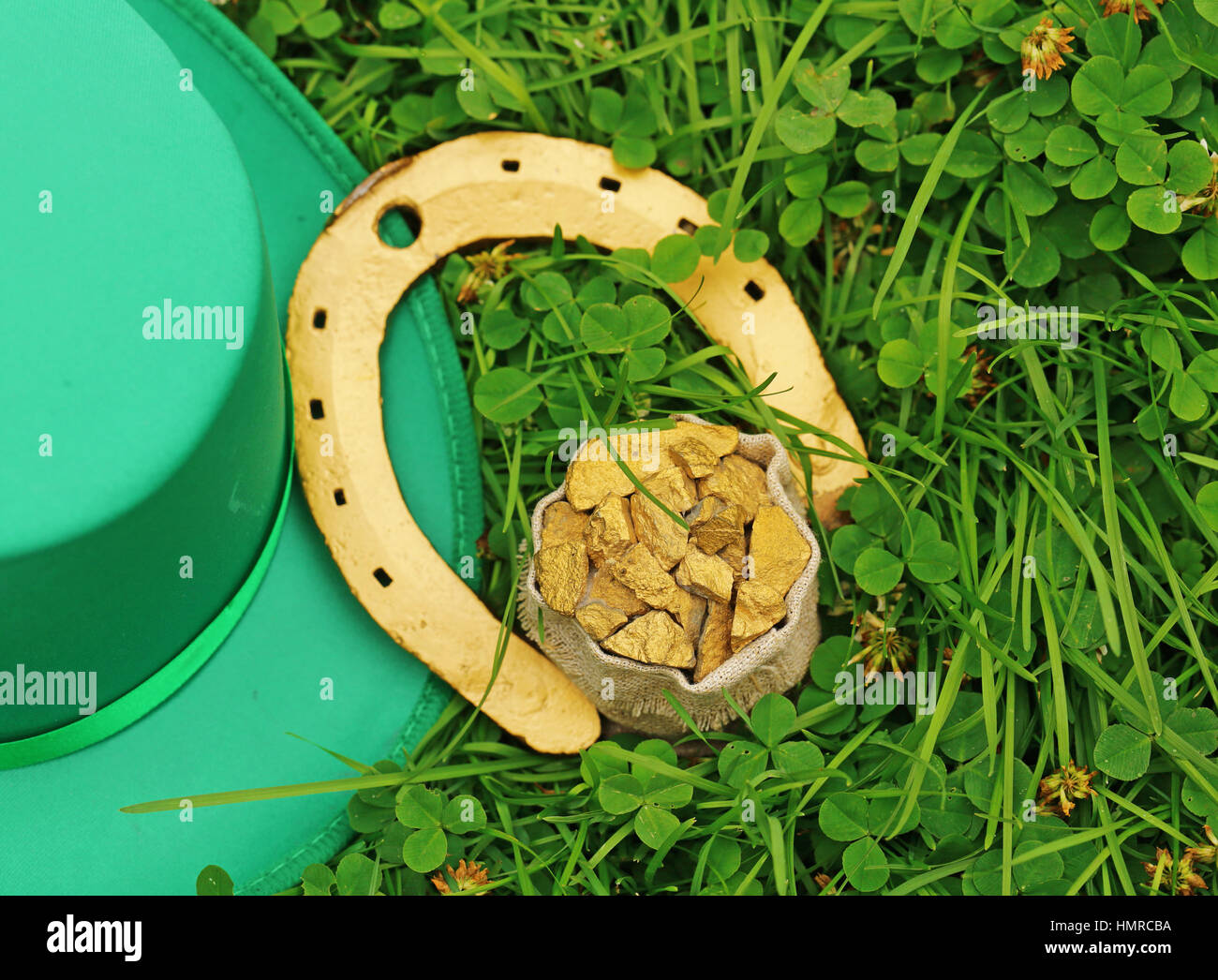 traditional symbols for Patrick's Day Stock Photo - Alamy