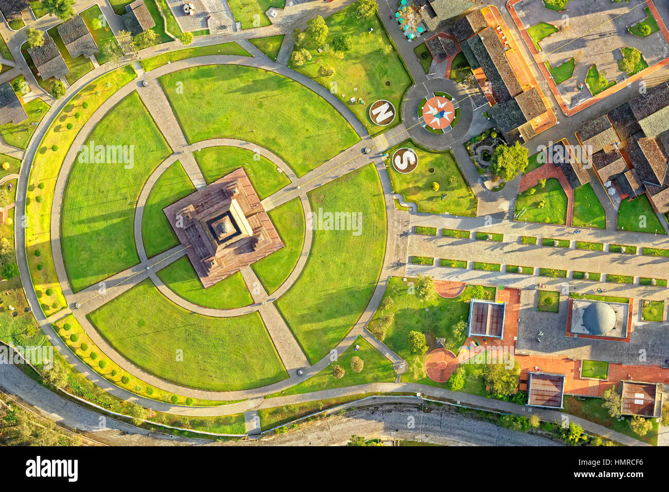 Ciudad Mitad Del Mundo Or Center Of The World City In Quito Ecuador ...