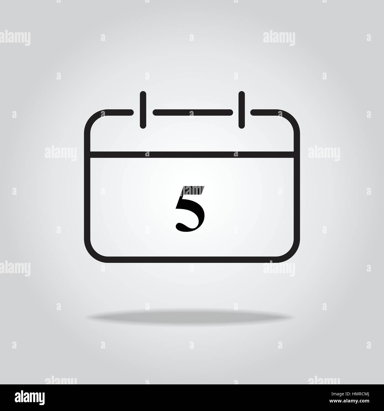 Calendar icon. Vector illustration Stock Vector Image & Art - Alamy