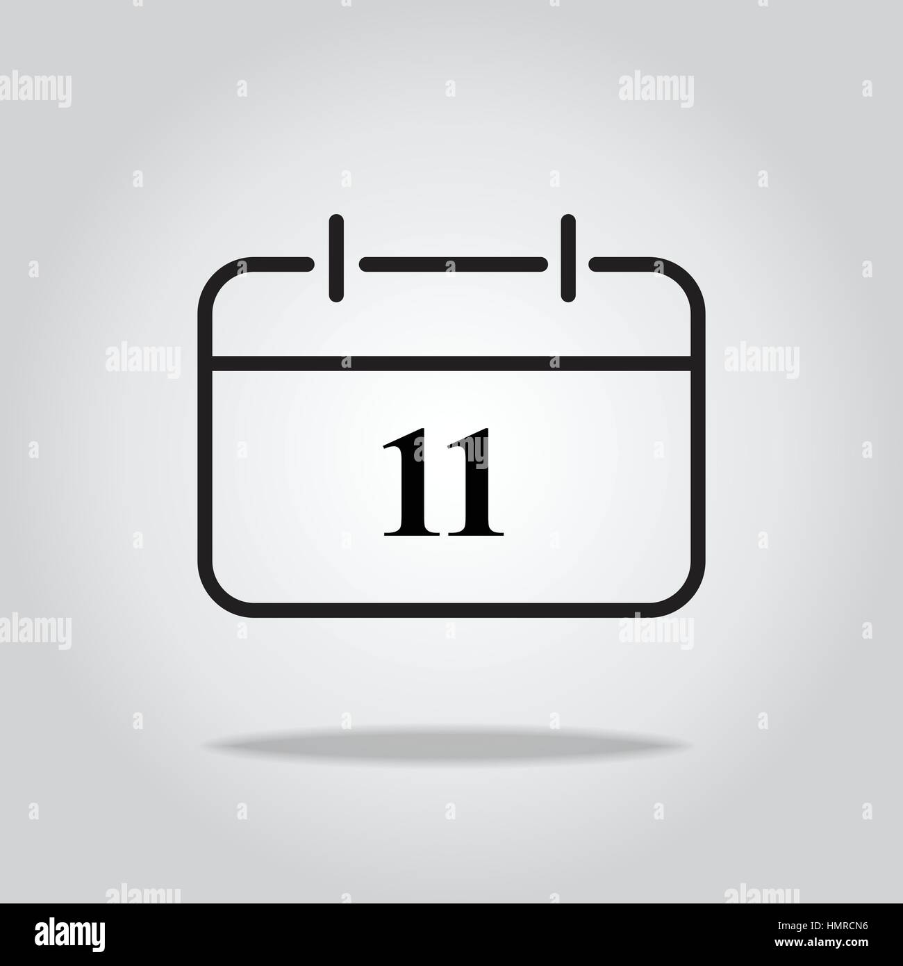 11 calendar Stock Vector Images - Alamy