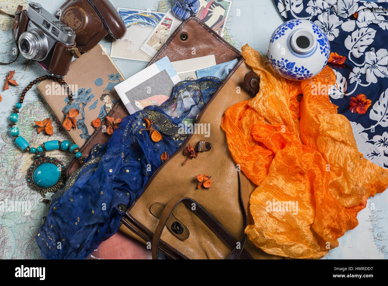 Travel planning with elements Stock Photo - Alamy