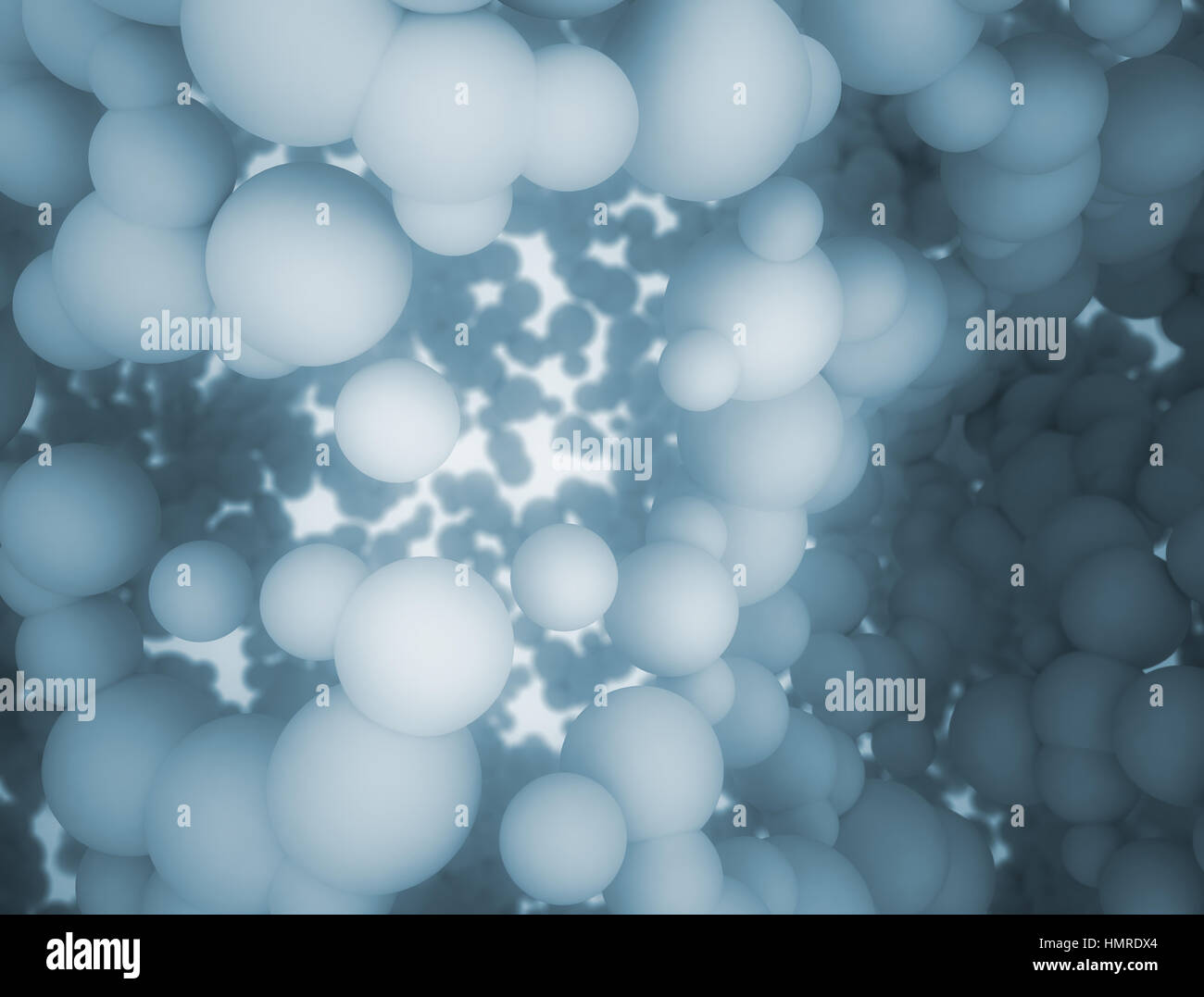 Abstract 3d rendering of spheres Stock Photo - Alamy
