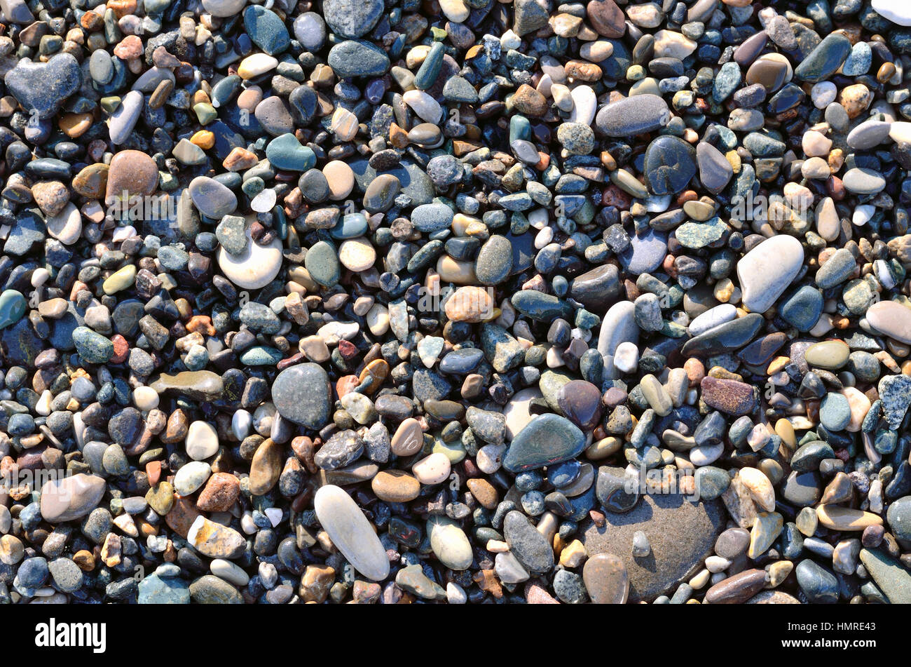 Pebble stones background Stock Photo - Alamy