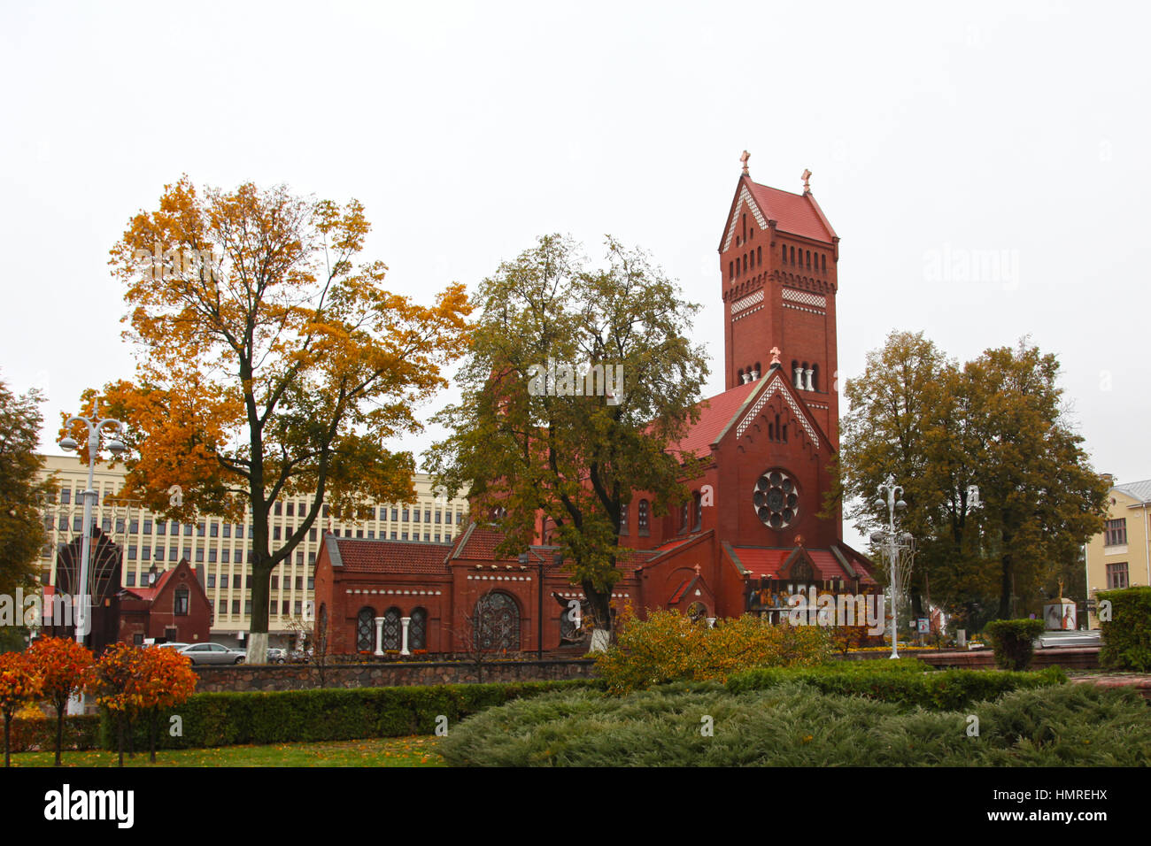 Belarus. Church Of Saint Simon and Elena in Minsk Stock Photo - Alamy