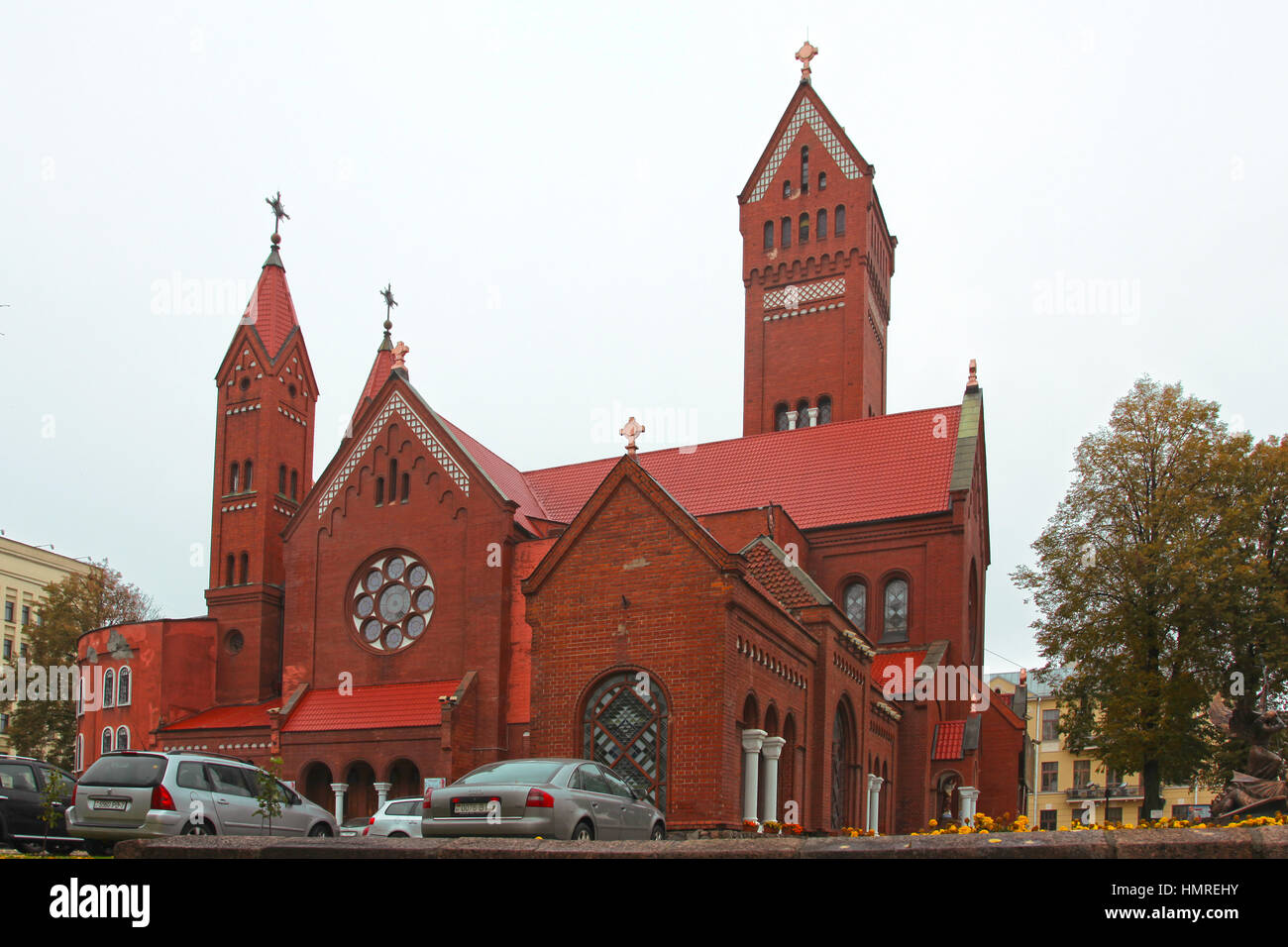 Belarus. Church Of Saint Simon and Elena in Minsk Stock Photo - Alamy