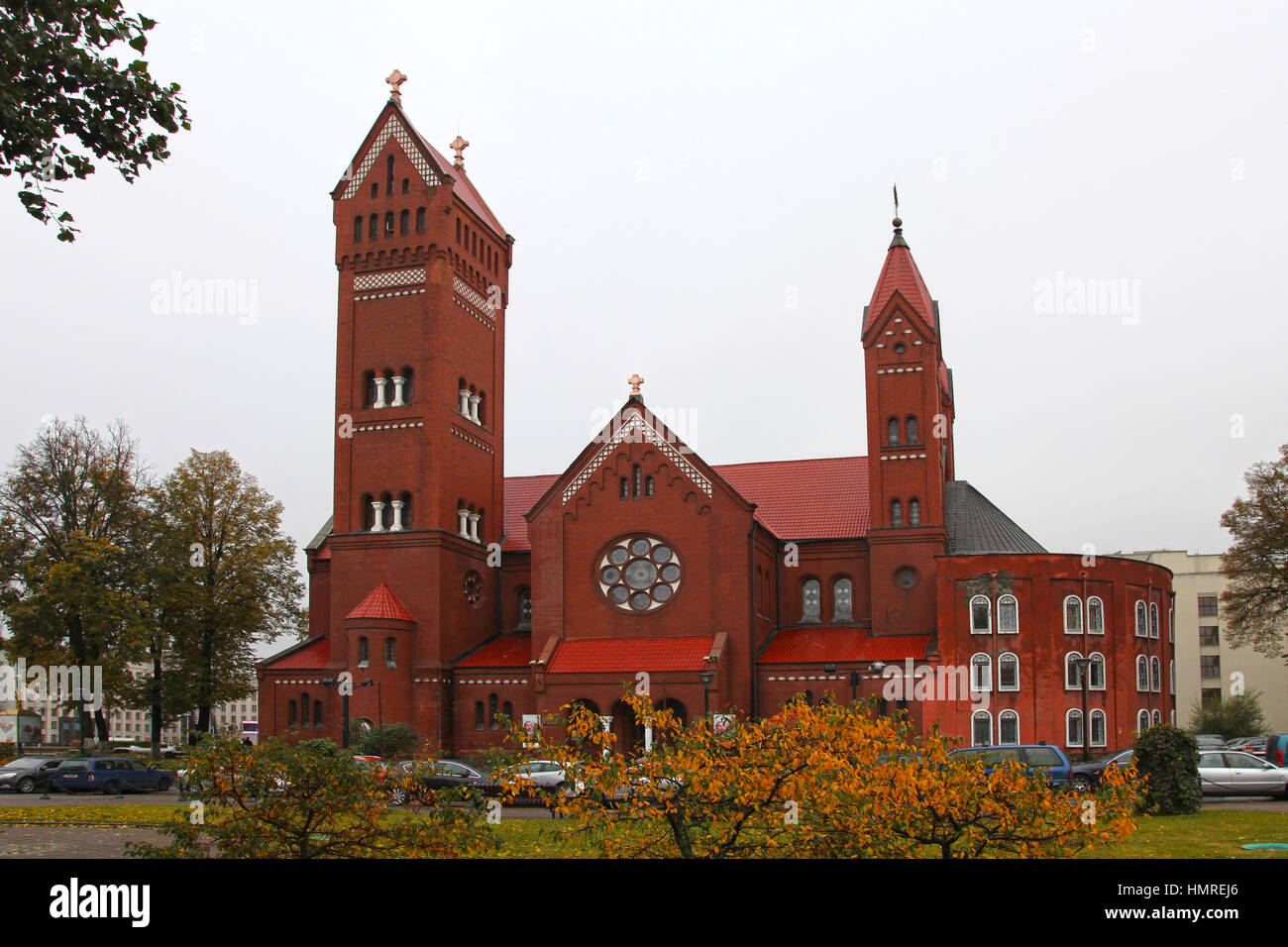 Belarus. Church Of Saint Simon and Elena in Minsk Stock Photo - Alamy