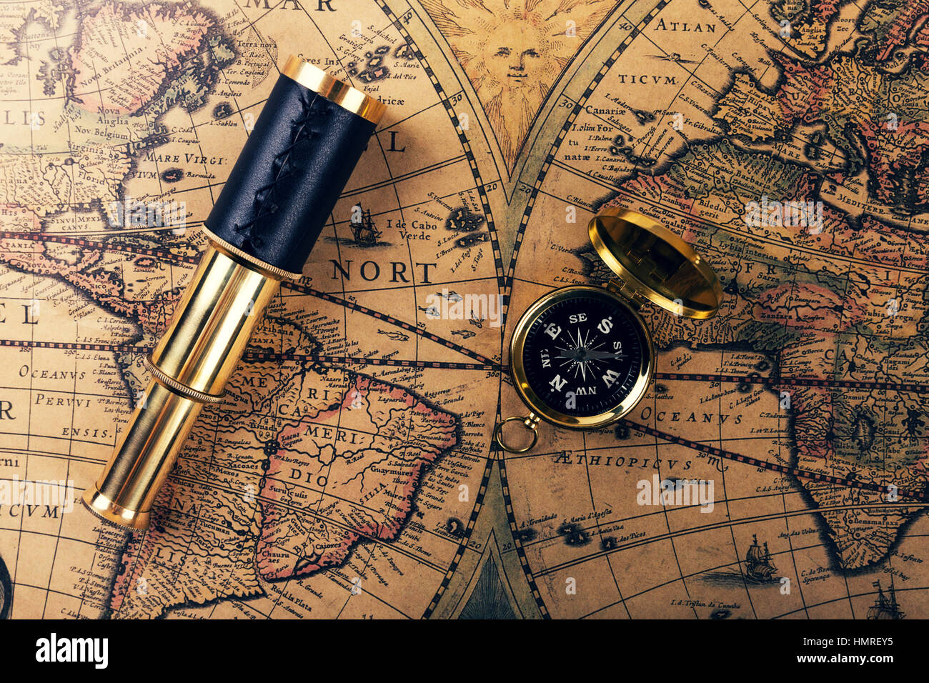 Ancient world map hi-res stock photography and images - Alamy