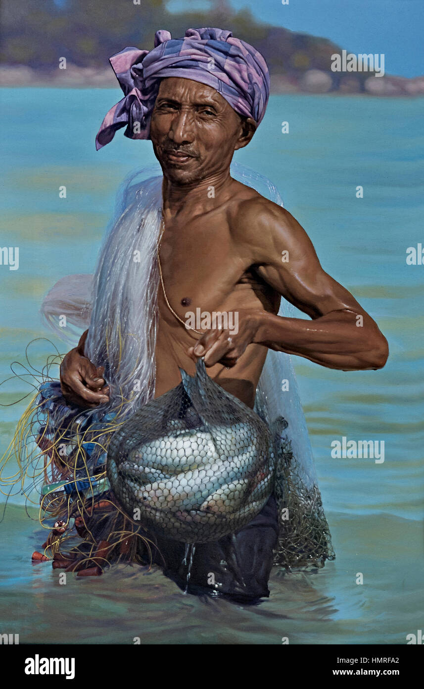 Asian fish painting hi-res stock photography and images - Alamy