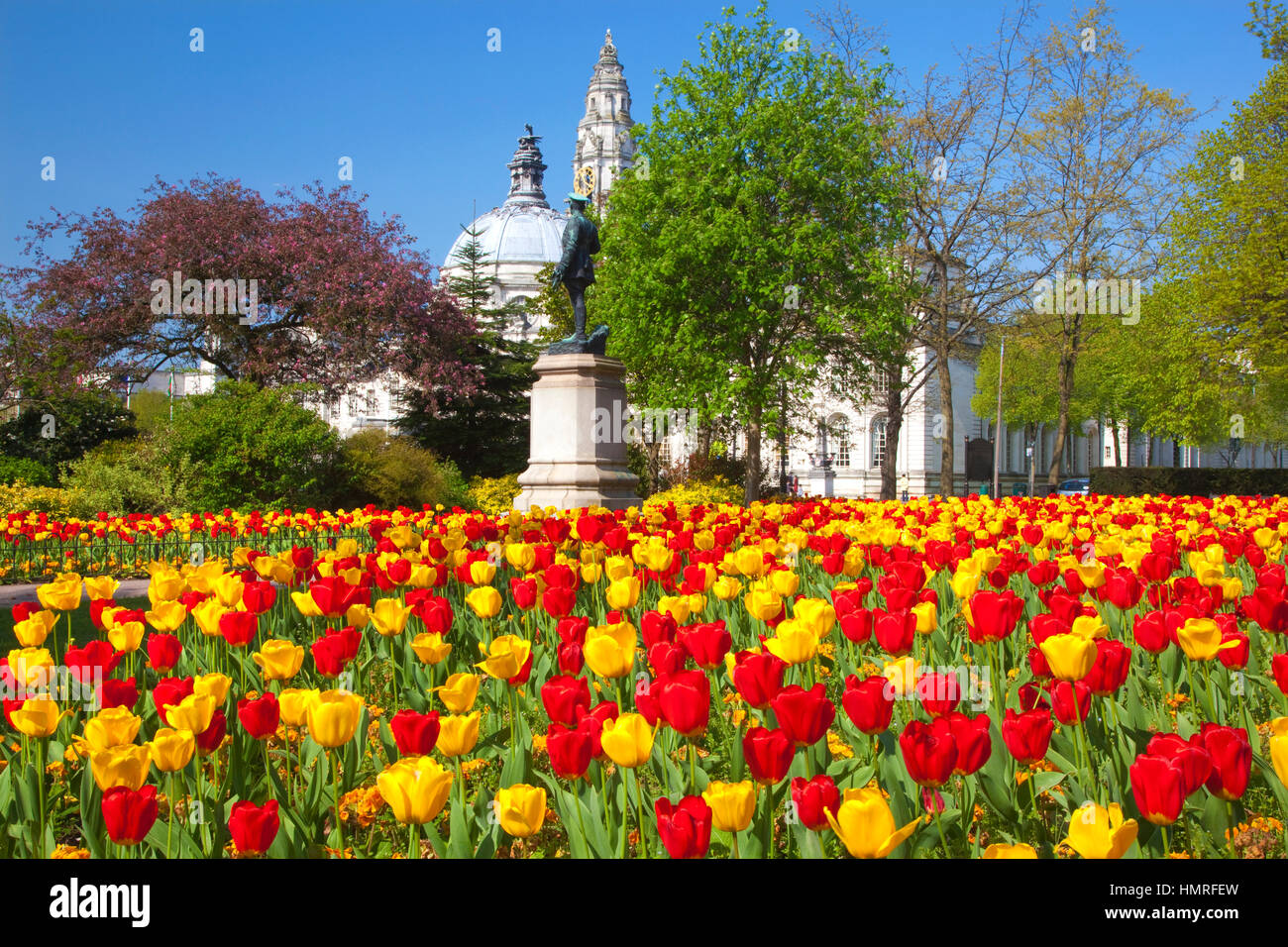 City Hall, Cathays Park, Cardiff, Wales, UK Stock Photo - Alamy