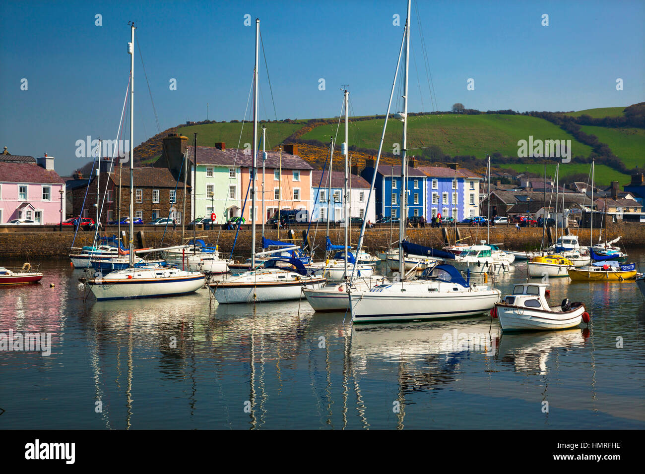 Aberaeron Ceredigion West Wales Uk High Resolution Stock Photography ...