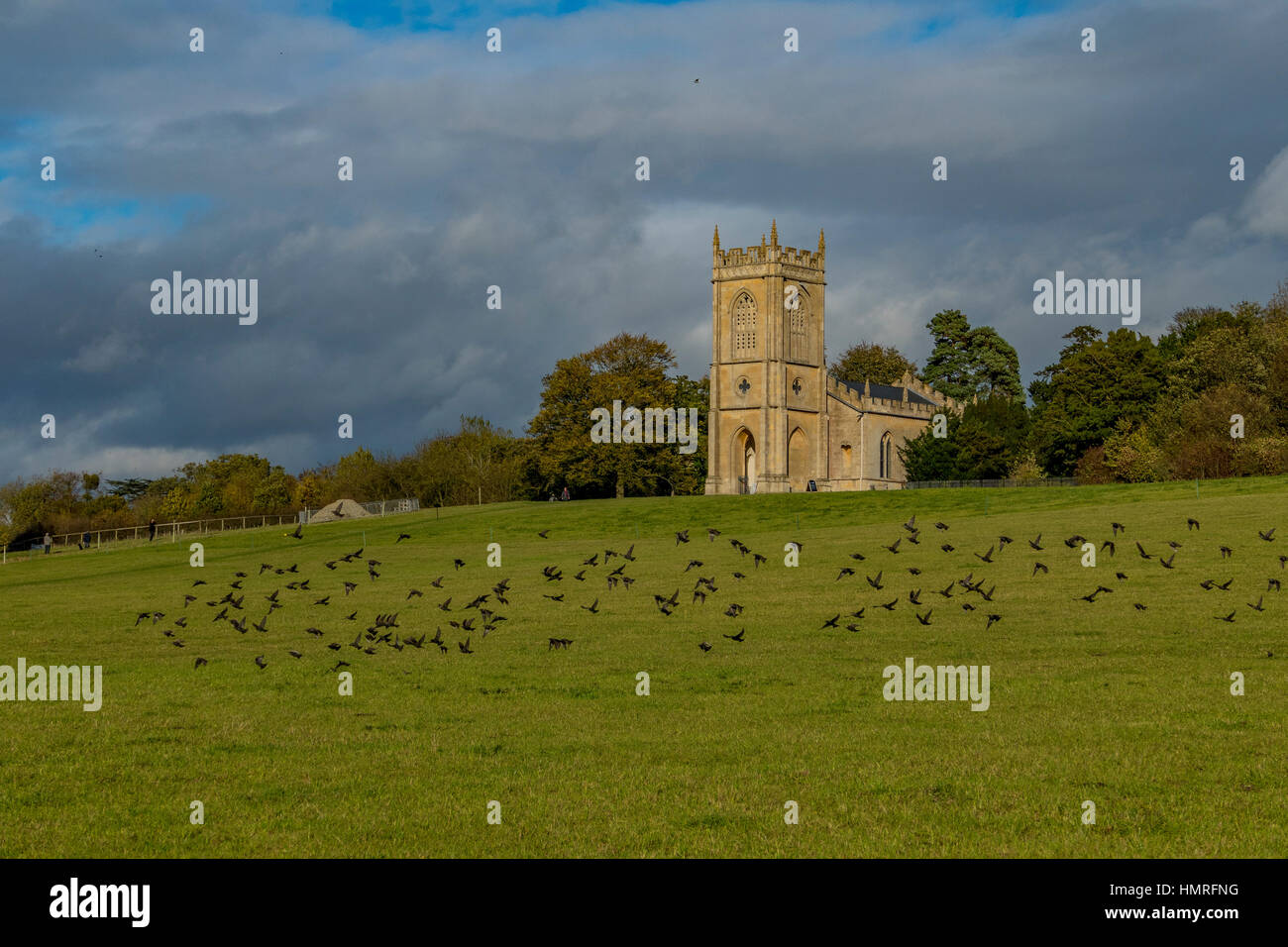 generic english parish church Stock Photo - Alamy