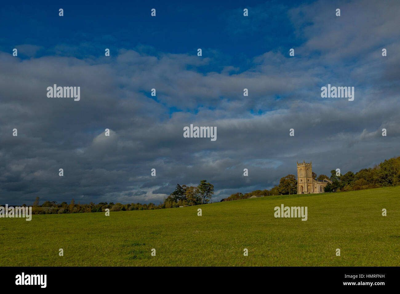 generic english parish church Stock Photo - Alamy