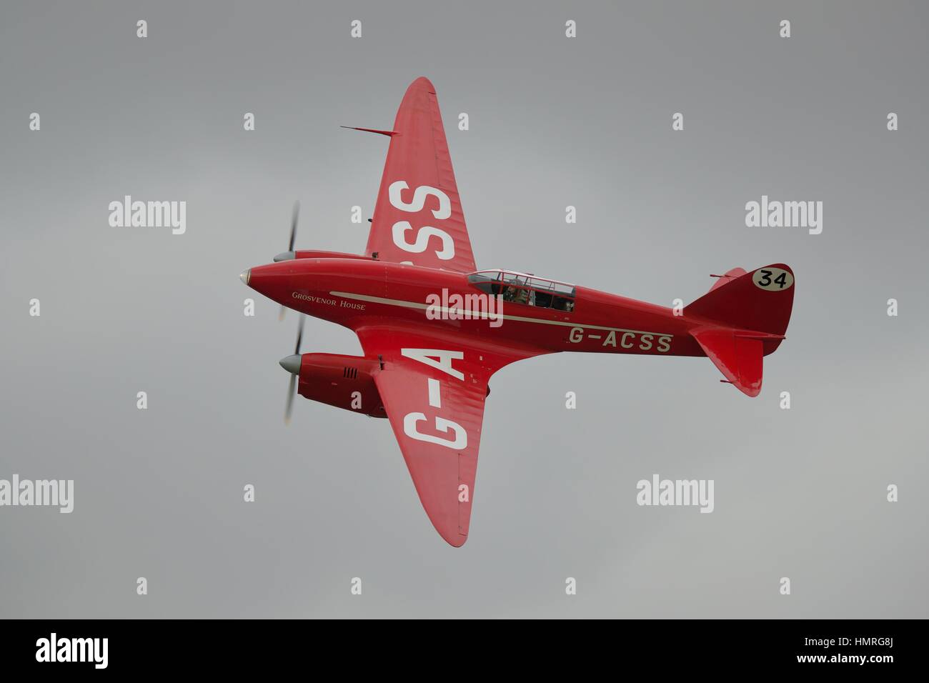 De Havilland DH88 Comet Stock Photo - Alamy