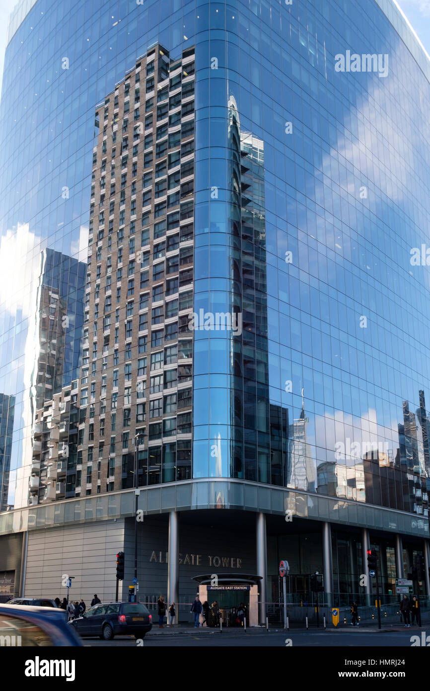Aldgate Tower building Stock Photo - Alamy