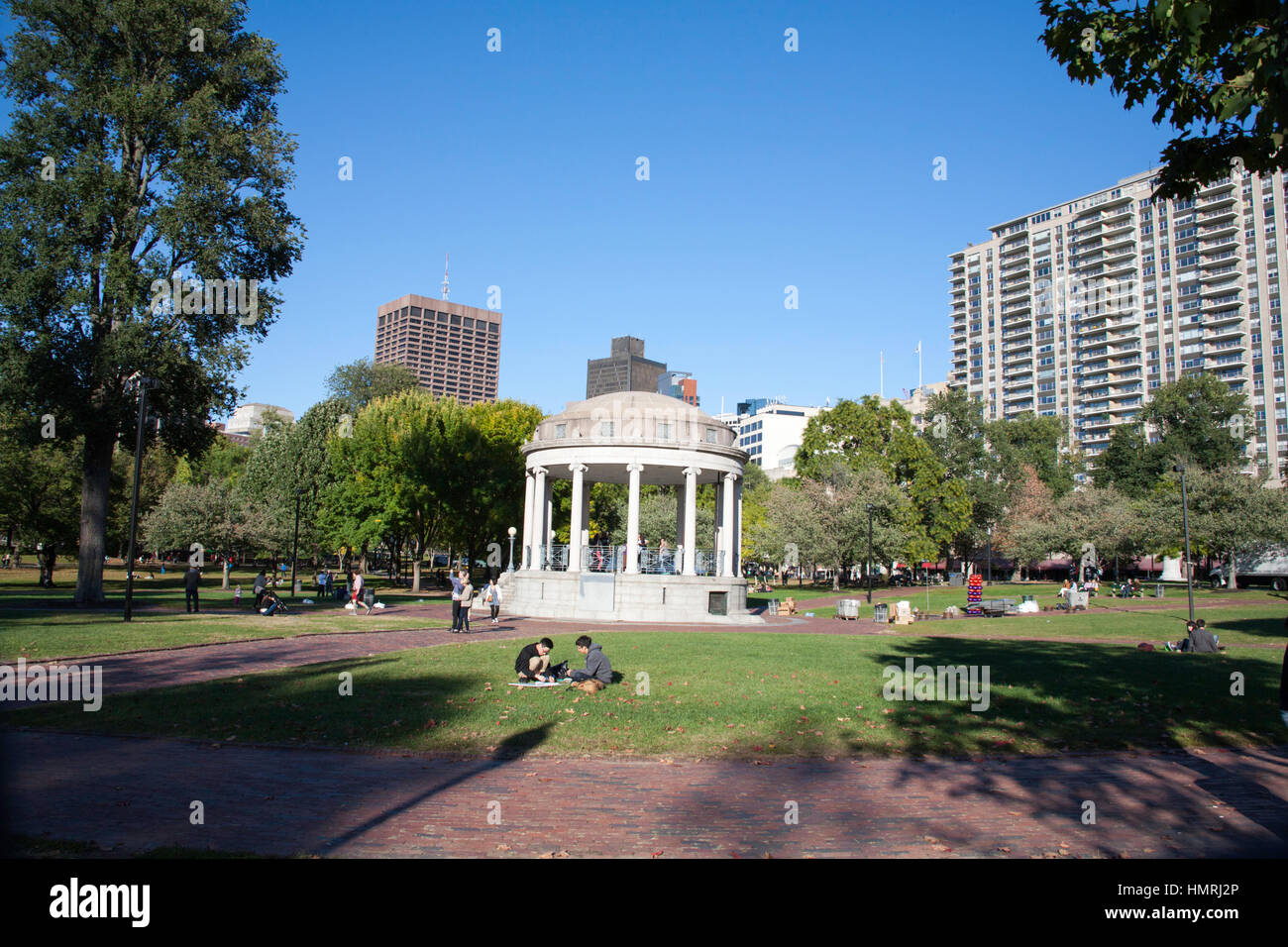 The Bandstand on Boston Common Boston Massachusetts USA Stock Photo - Alamy