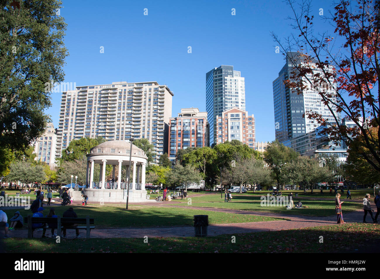 The Bandstand on Boston Common Boston Massachusetts USA Stock Photo - Alamy