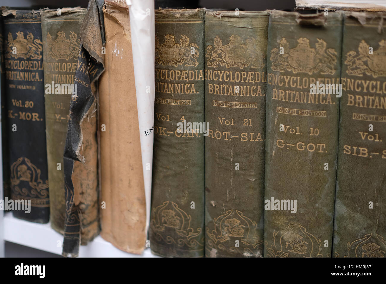 Encyclopaedia Britannica books Stock Photo - Alamy