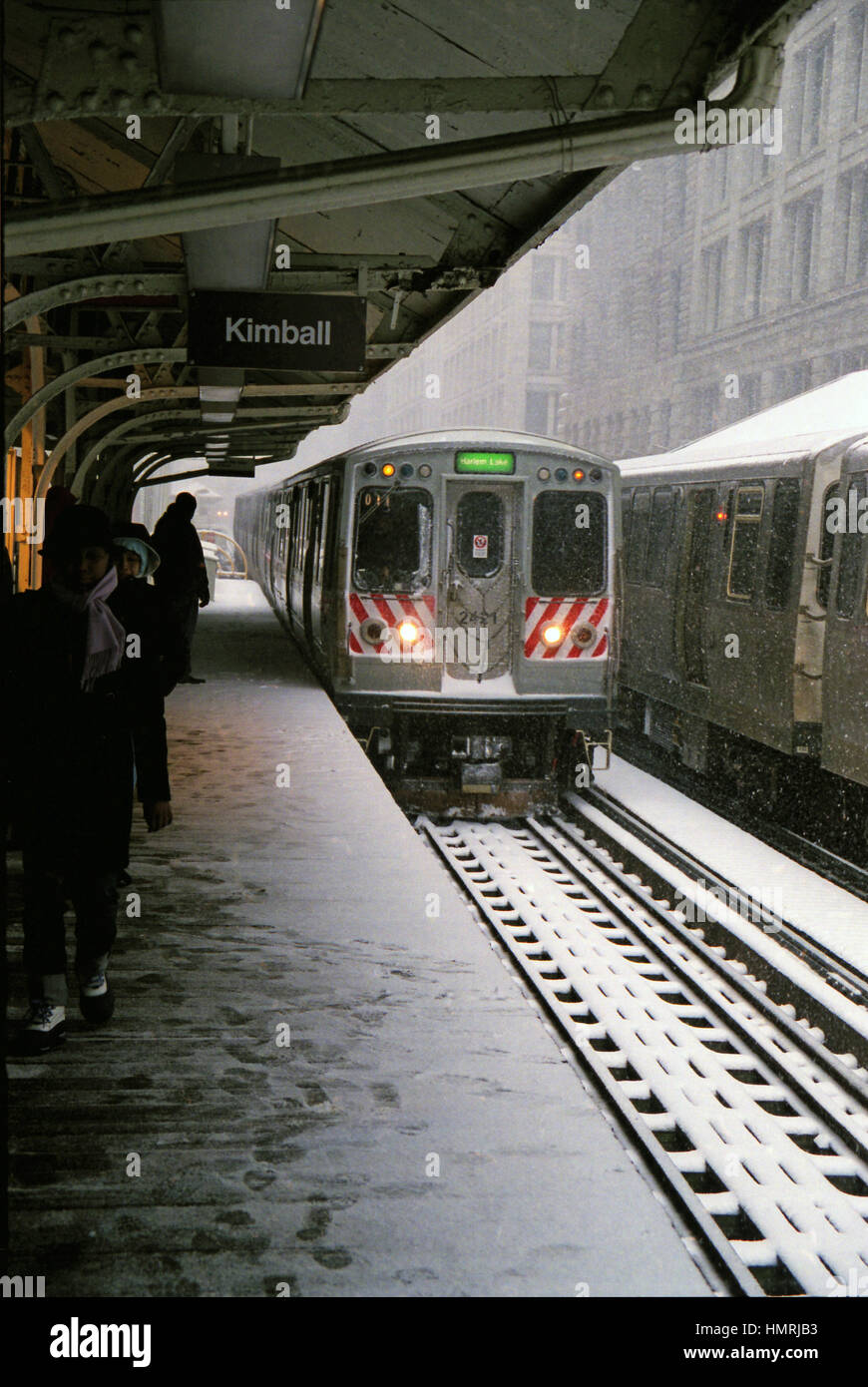 A downtown Chicago L train platform is quiet during an afternoon Good ...