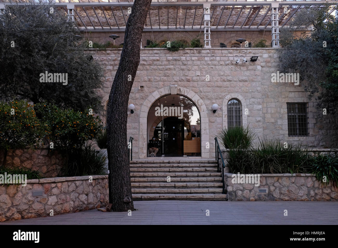 Exterior of Anna Ticho House one of the first homes built outside the ...