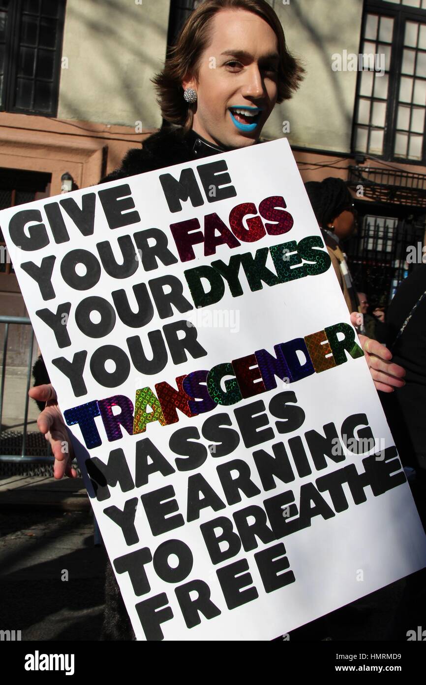 LGBT Solidarity Rally At Stonewall, New York USA Stock Photo - Alamy