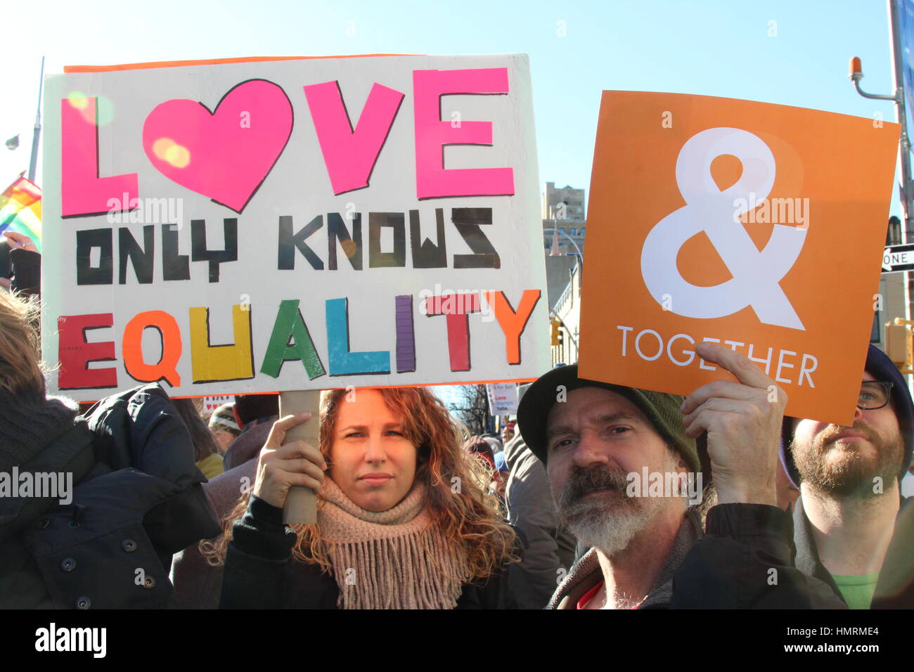 LGBT Solidarity Rally At Stonewall, New York USA Stock Photo - Alamy