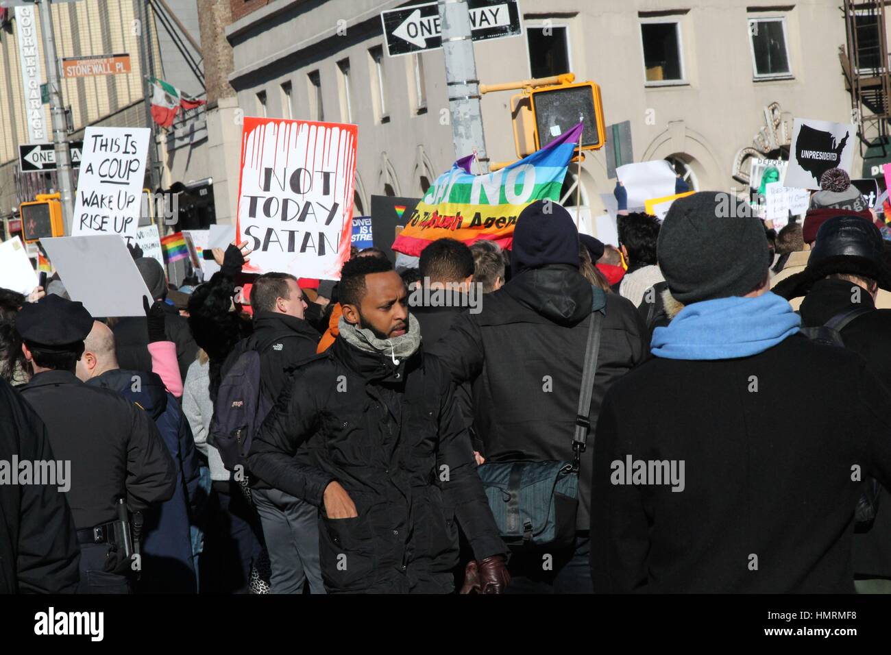 LGBT Solidarity Rally At Stonewall, New York USA Stock Photo - Alamy